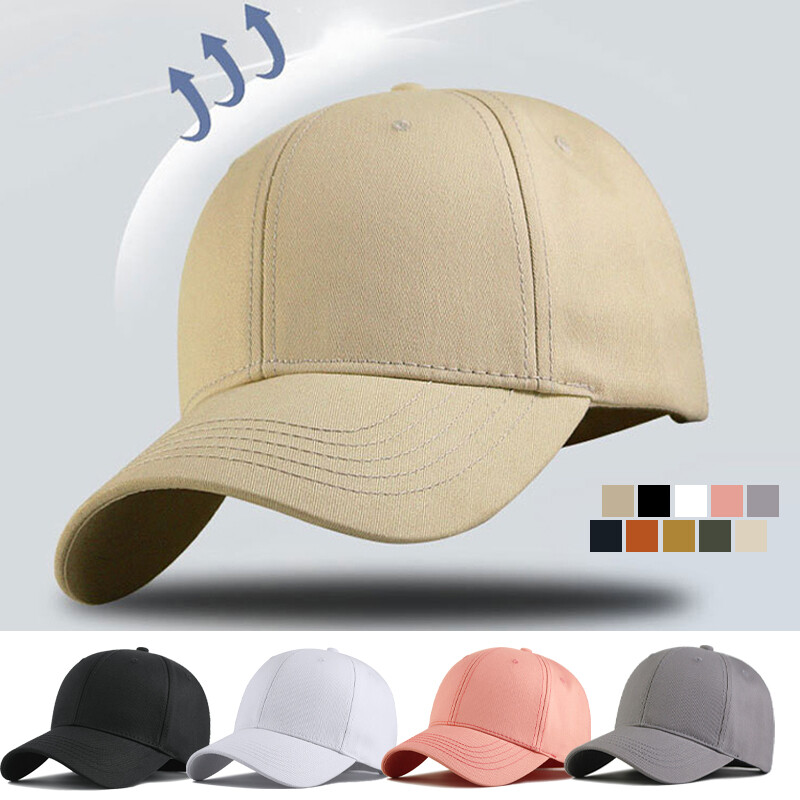 Men Women Large Head Oversize Big Baseball Cap Structured Hat XL 60cm ...