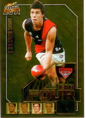 2011 Select AFL Champions Fab Four Gold Card FFG19 Angus Monfries ...