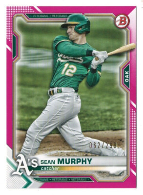 Sean Murphy 2021 Bowman Fuchsia /299 #76 Parallel Card | eBay