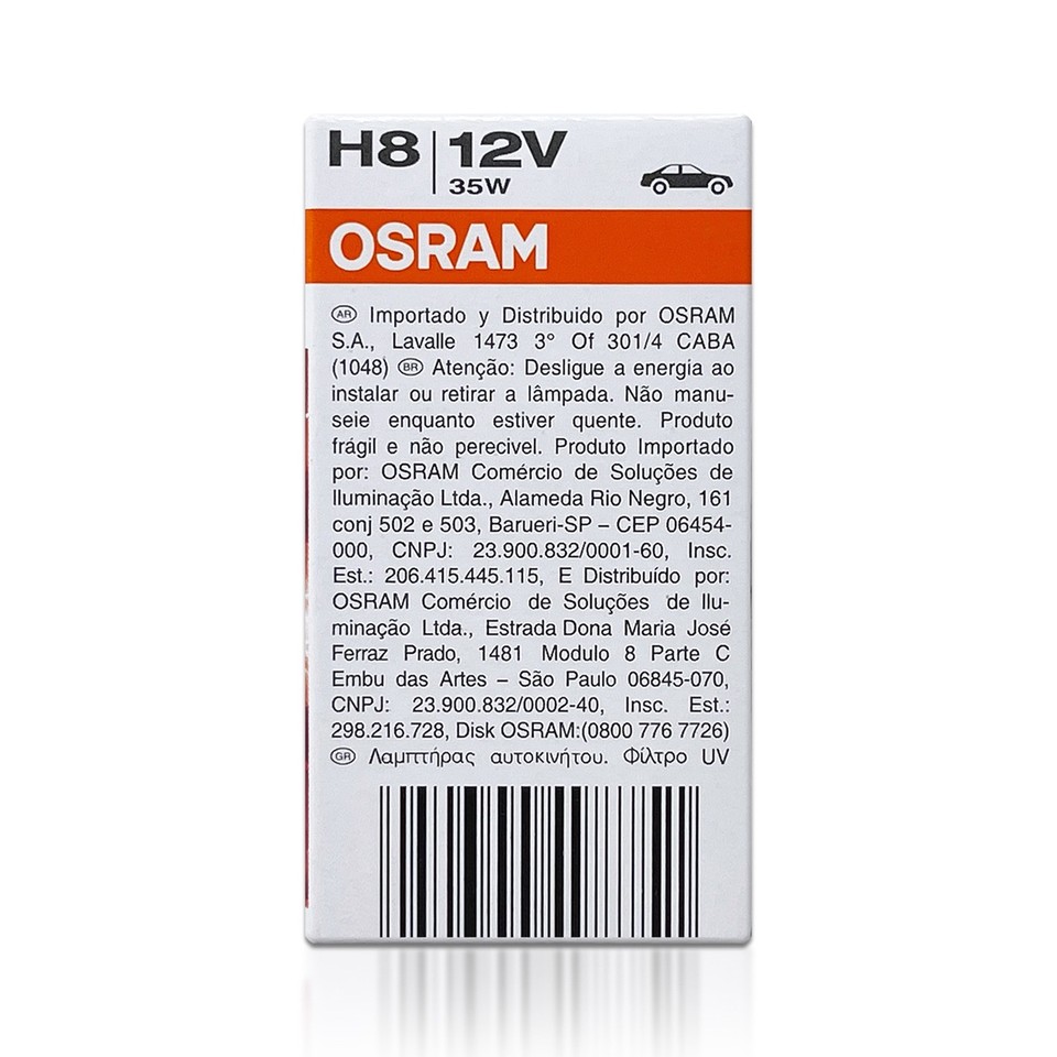 Osram ORIGINAL OEM H8 Halogen Fog Headlight Bulbs 64212 35W 12V DOT ...