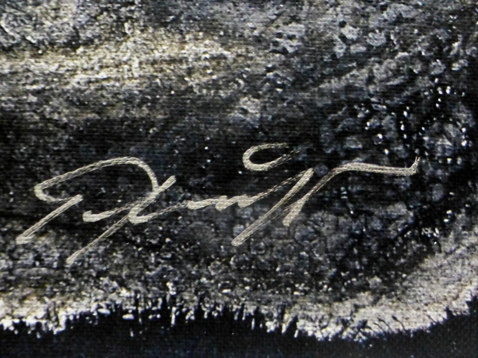PROF.ERNST FUCHS Open Curtain HAND SIGNED ON CANVAS 2012 AUSTRIAN ...