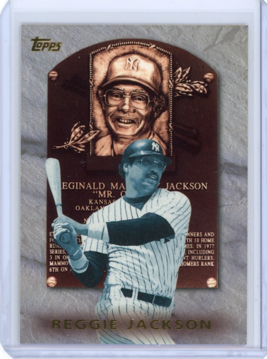 1999 Topps Reggie Jackson Hall of Fame Collection HOF - New York ...