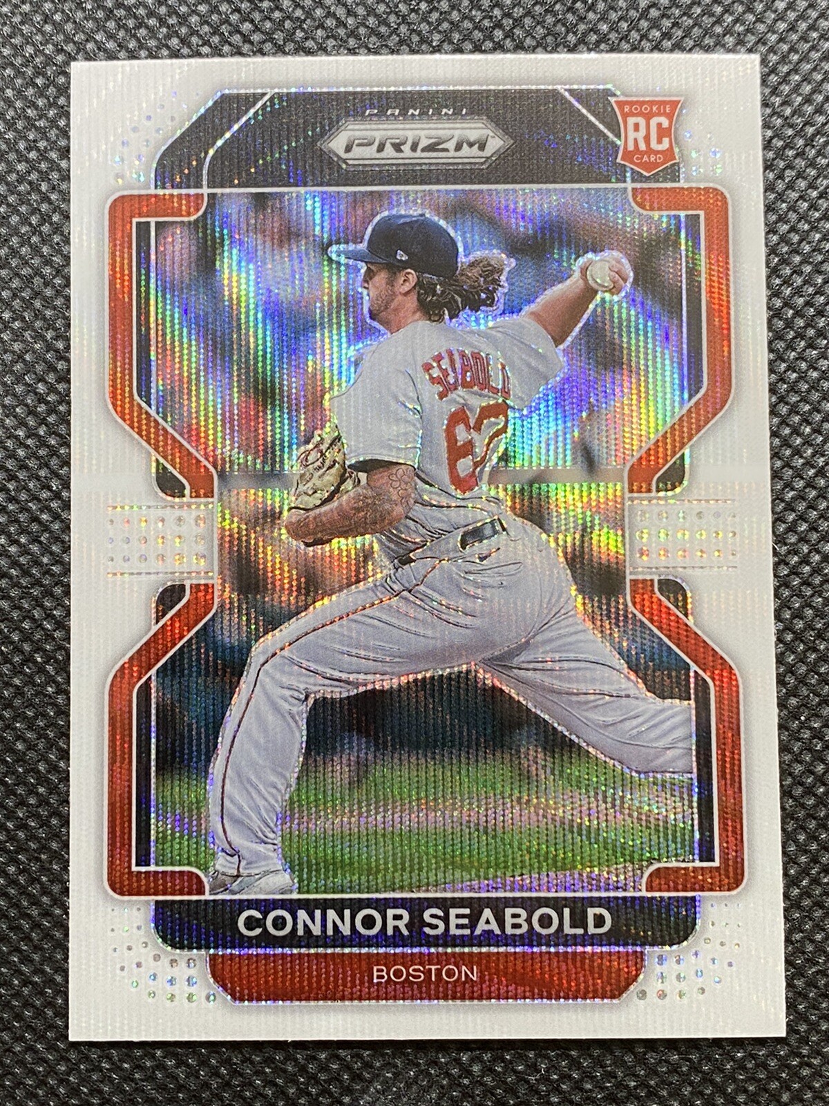 MLB 2022 Prizm - Connor Seabold #86 RC White Wave Prizm Rookie Boston ...