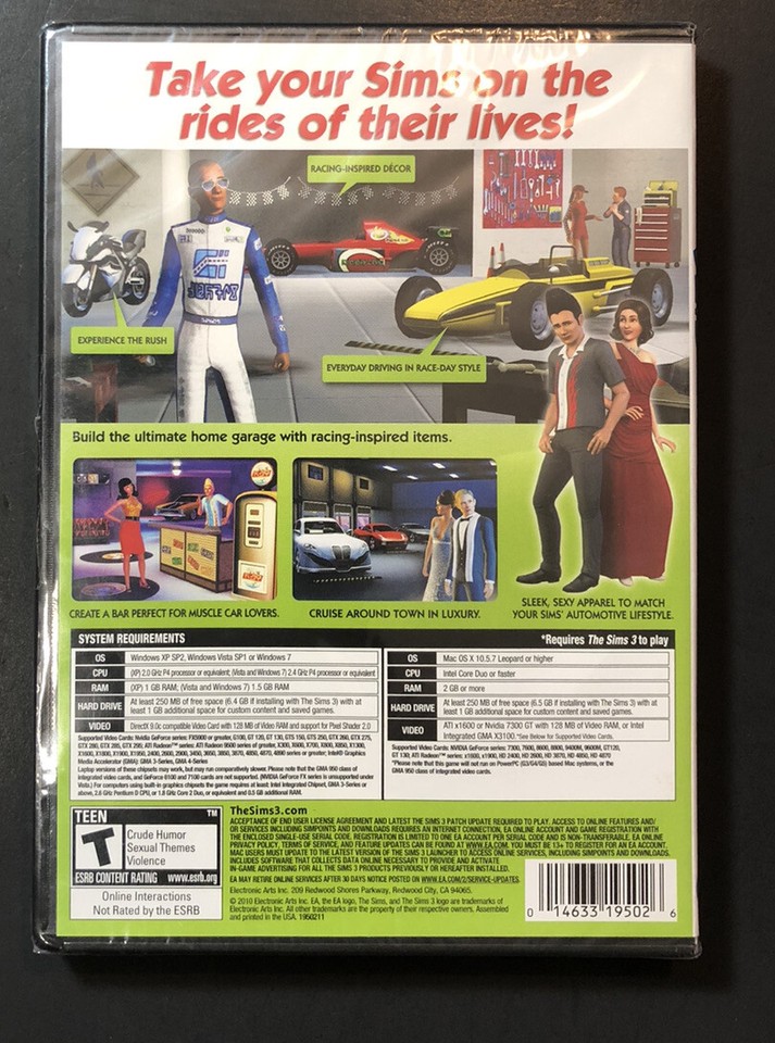 The Sims 3 [ Fast Lane Stuff ] (PC / DVD-ROM) NEW | eBay