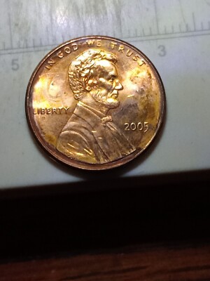 2005 d penny error Off Center Strike | eBay