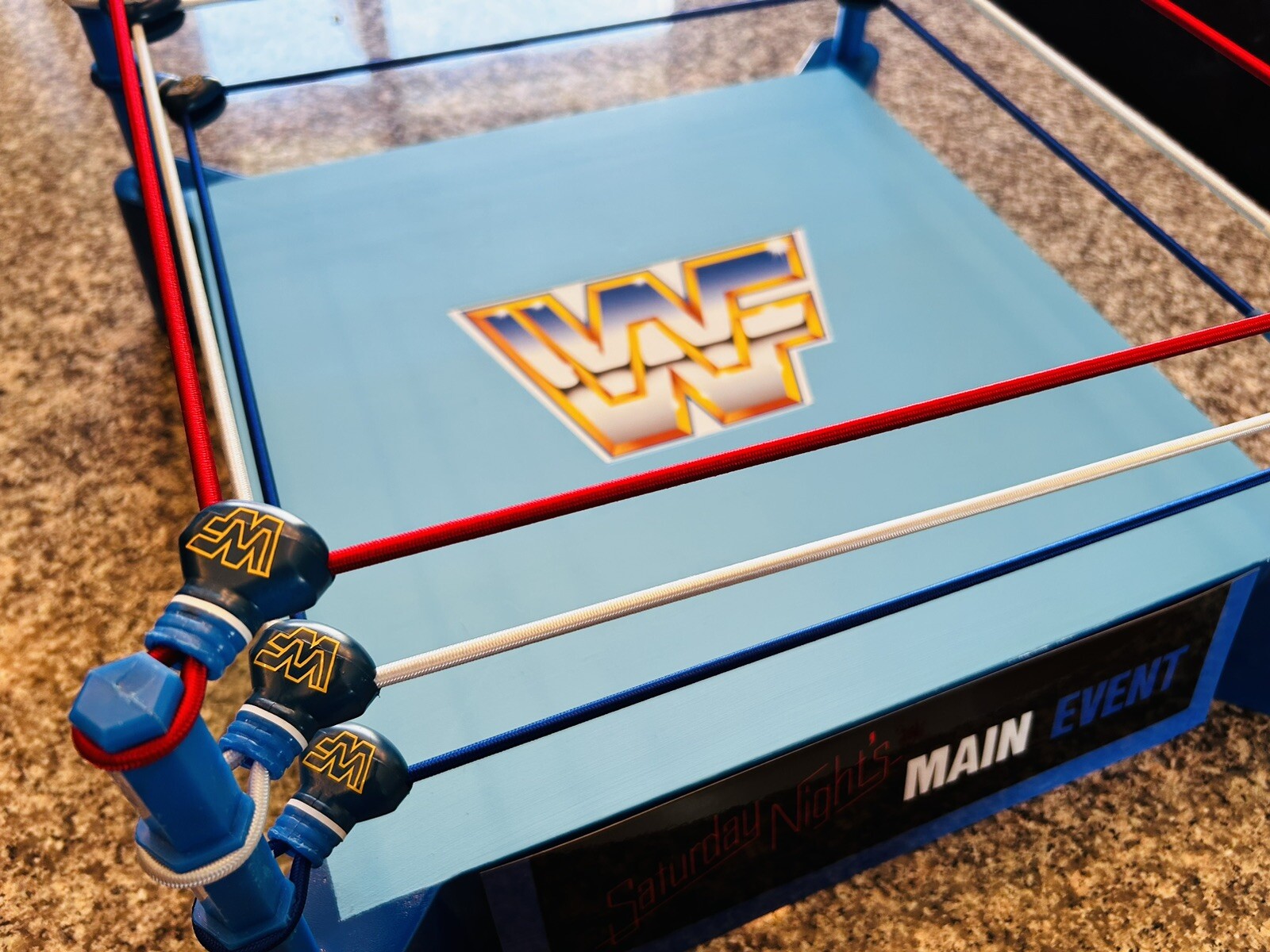 Custom WWF LJN Wrestling Ring Turnbuckle Decals (READ DETAILS) | eBay
