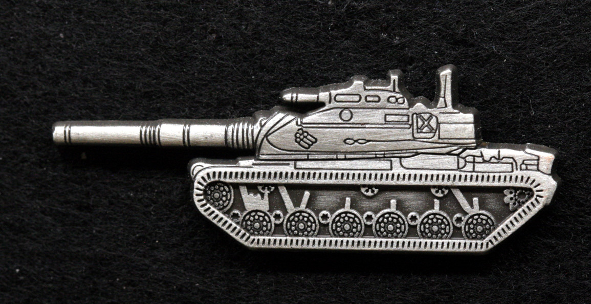 XL US ARMY M60A1 PATTON BATTLE TANK HAT PIN COLD WAR IRAQ VIETNAM ...