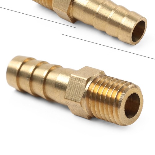 Brass Metric Male Thread M10 M10x125 Barb 8mm 5/16 Fitting Hose Pipe ...
