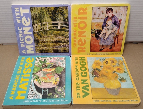 Lot of (4) Mini Masters Boardbooks by J. Merberg & S. Bober - Monet ...