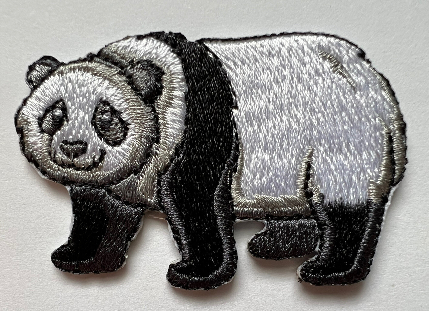 Panda Bear Iron On Patch Safari Animal 2.5 Inches | eBay