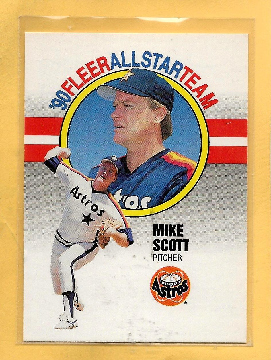 MIKE SCOTT - 1990 Fleer "All-Star" - #10 - Astros - Comb. Shipping | eBay