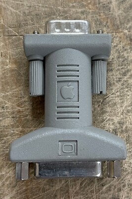 Apple DB15 Female to HD-15 SVGA Male Monitor Adapter GRAY P/N: 590-1120 ...