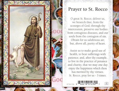 Holy Cards - Saint Roch