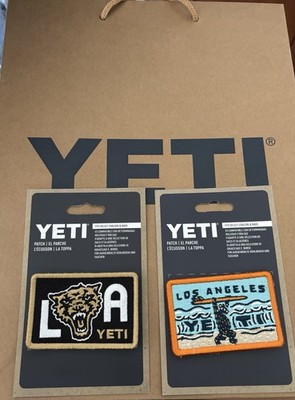 YETI JUST RELEASED Los Angeles Patch Set of 2 & Shopper Brand New Ships ...