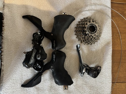 Shimano SORA R3000 4pcs Groupset Front + Rear Derailleur Brake Lever ...