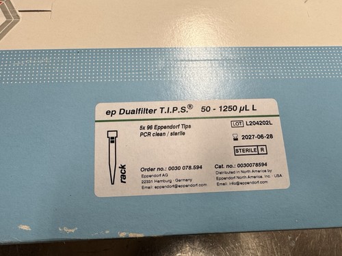 Eppendorf Pipette Tips 50-1250 ul Dualfilter Sterile 10 Racks/pack ...