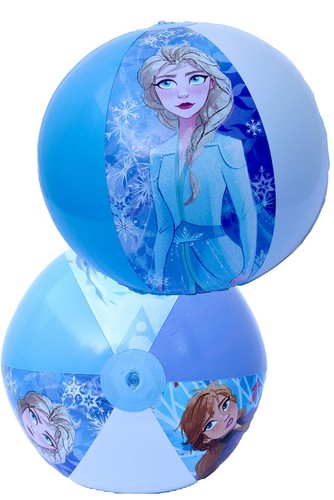 USA Frzn Anna & Elsa Large Inflatable Beach Balls for Kids - Beach Toys ...
