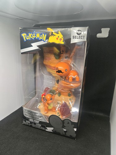 Jazwares Pokemon Select Rocky Desert Environment Charmander Trapinch ...