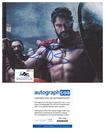 GERARD BUTLER AUTOGRAPH SIGNED 8X10 PHOTO ACOA | eBay