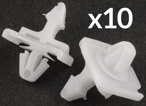 10x Clips For MERCEDES 109 W201 E Class W124 EXTERIOR SIDE DOOR ...