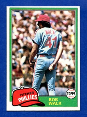 1981 TOPPS #494 BOB WALK NRMT | eBay