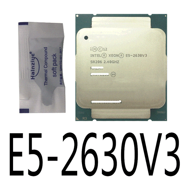 Intel Xeon E5-2630 V3 2.4GHz 8 Core 20MB SR206 LGA2011-3 85W CPU ...