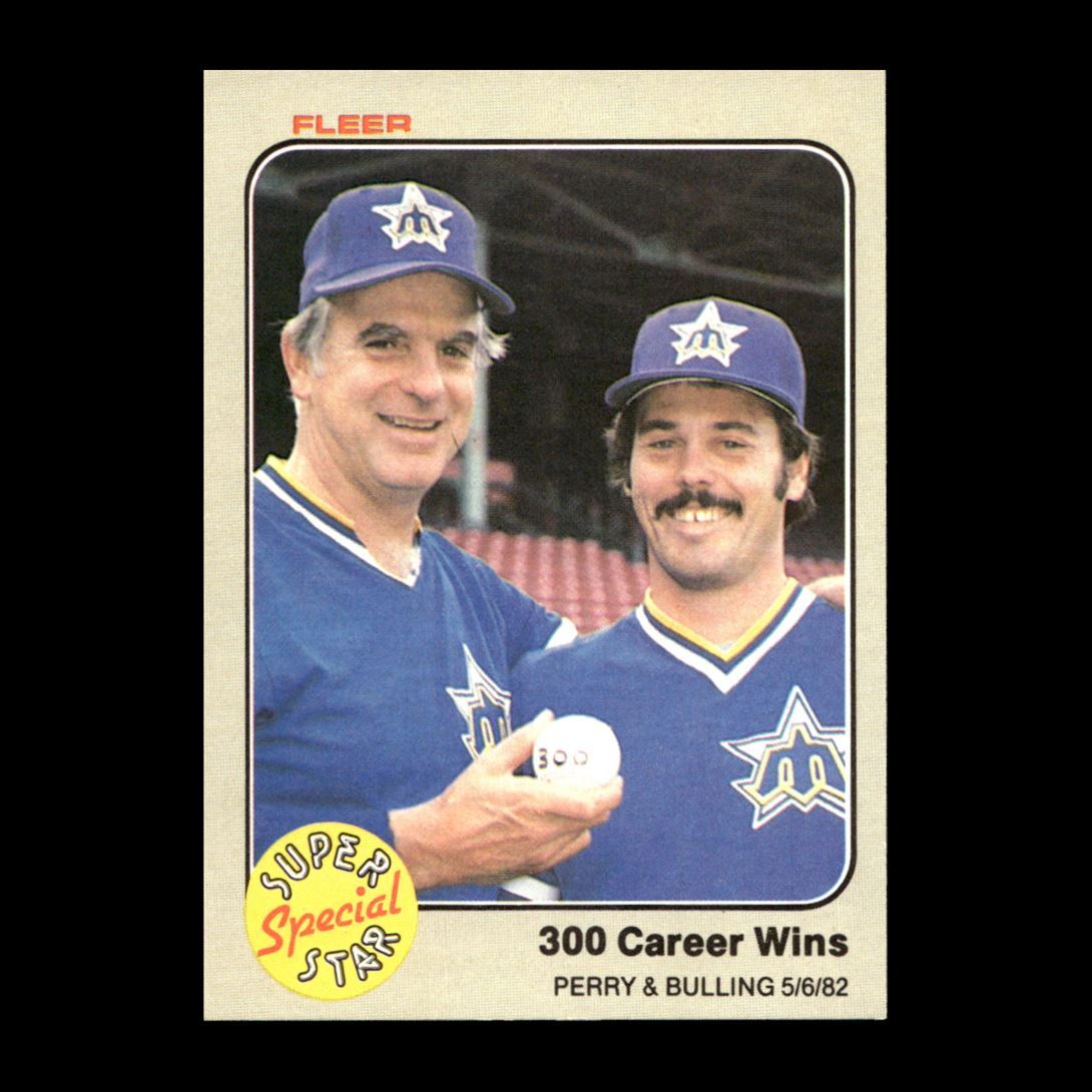 Gaylord Perry/Terry Bulling 1983 Fleer Seattle Mariners #630 NM Vintage ...