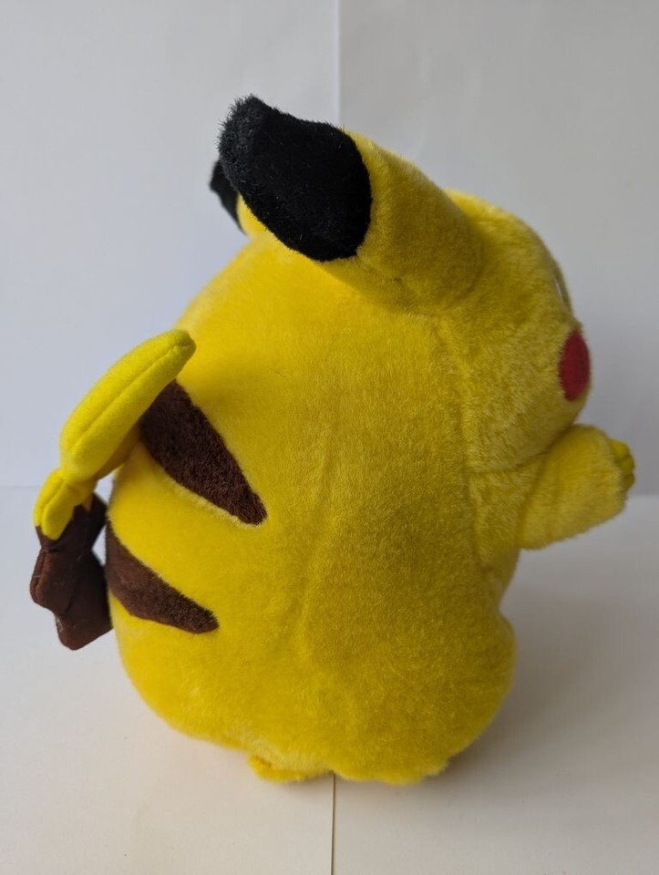 Pokémon Large 10" Pikachu Talking 2000 TOMY Soft Toy Plush Great Con ...