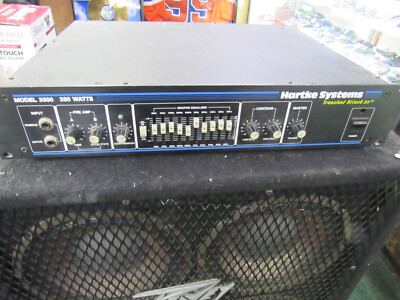 Hartke HA3500 Rack Mount Guitar Bass Amplifier Amp Head Fully Tested ...