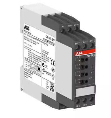 ABB Single Phase Current Monitor CM-SFS.21S, 2c/o, 3mA-1A,24-240VAC/DC ...