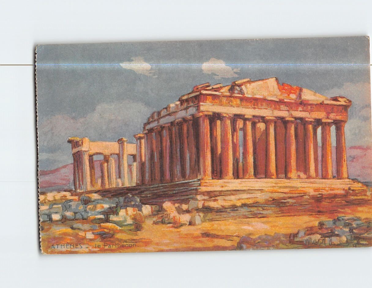 Postcard Parthenon Athens Greece | eBay