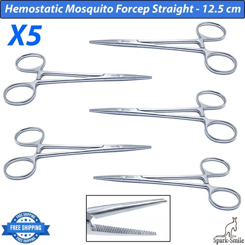 Hemostat Mosquito Forceps Straight Locking Handle Dental Surgical ...