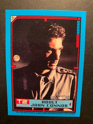 Terminator 2 (T2) Trading Card / Sticker / Puzzle #39 ADULT JOHN CONNOR ...