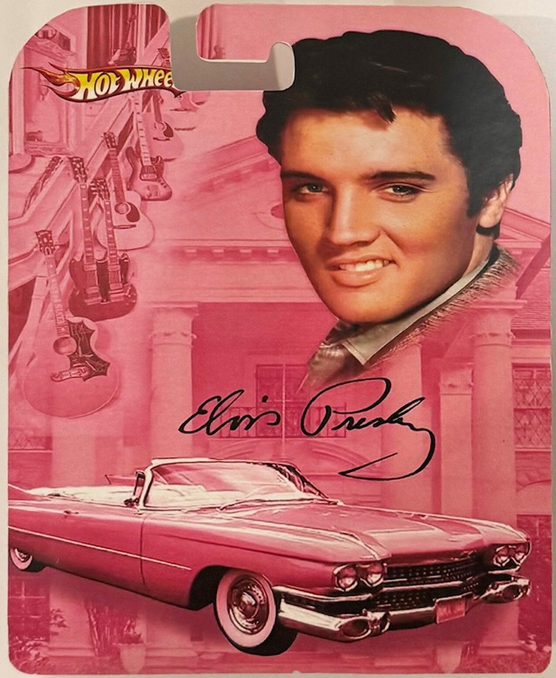 Pink '59 CADILLAC Custom Hot Wheels Retro "Elvis Presley" Series w/Real ...