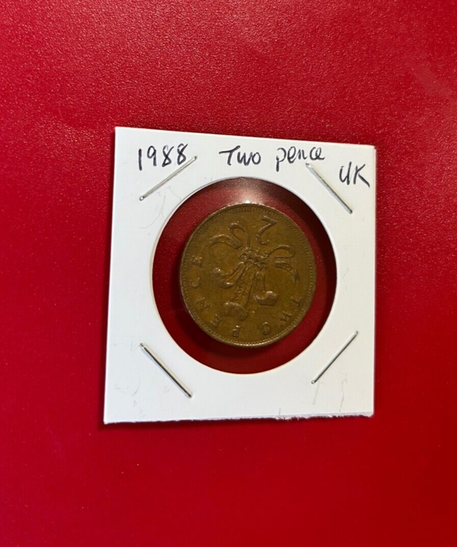 1988 TWO PENCE UK COIN - NICE WORLD COIN !!! | eBay