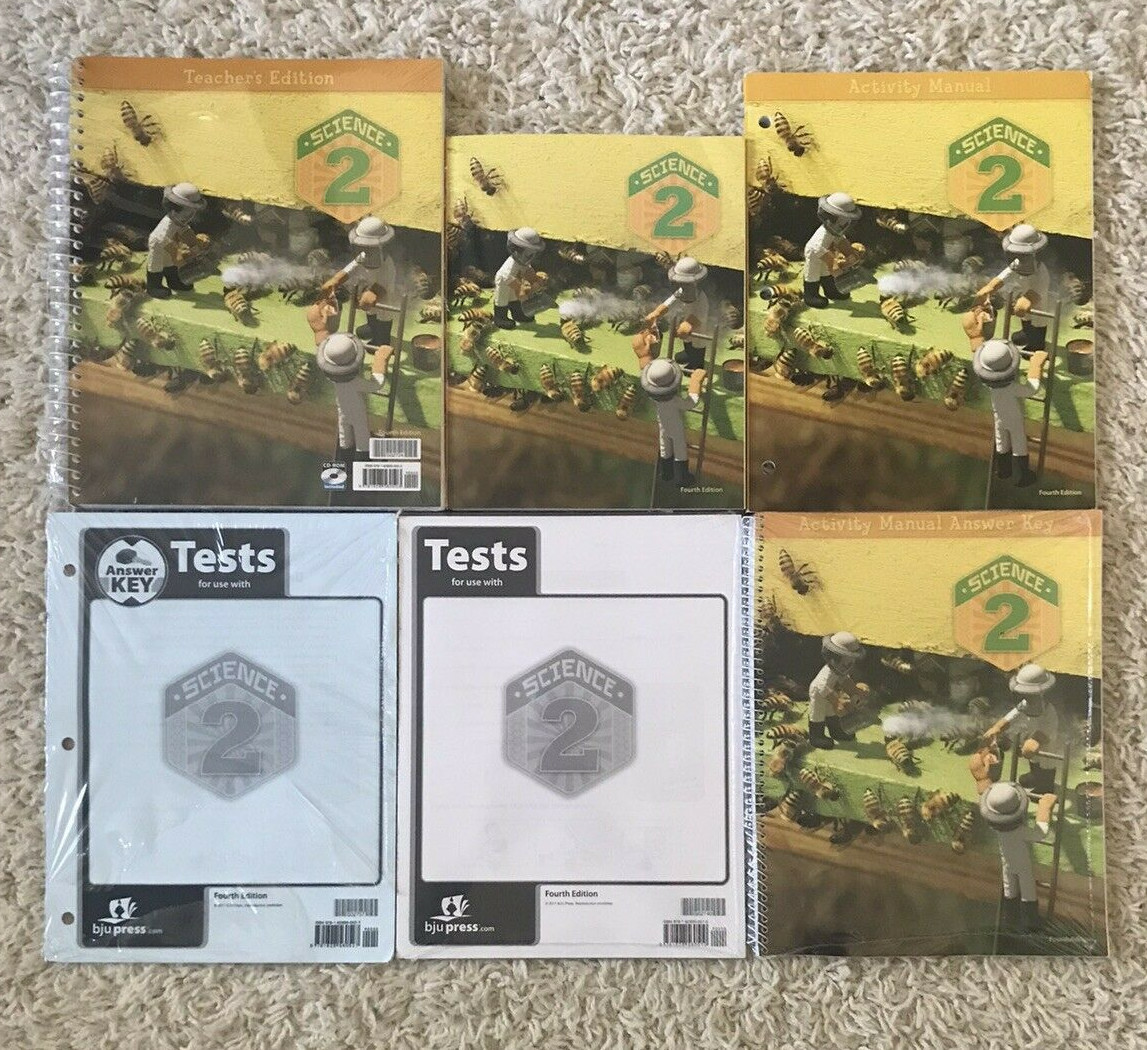 BJU Bob Jones 2nd grade SCIENCE 2 COMPLETE SET New Student Activities ...