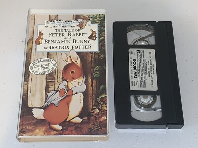 The Tale of Peter Rabbit & Benjamin Bunny VHS, 1993 Collector 100th ...
