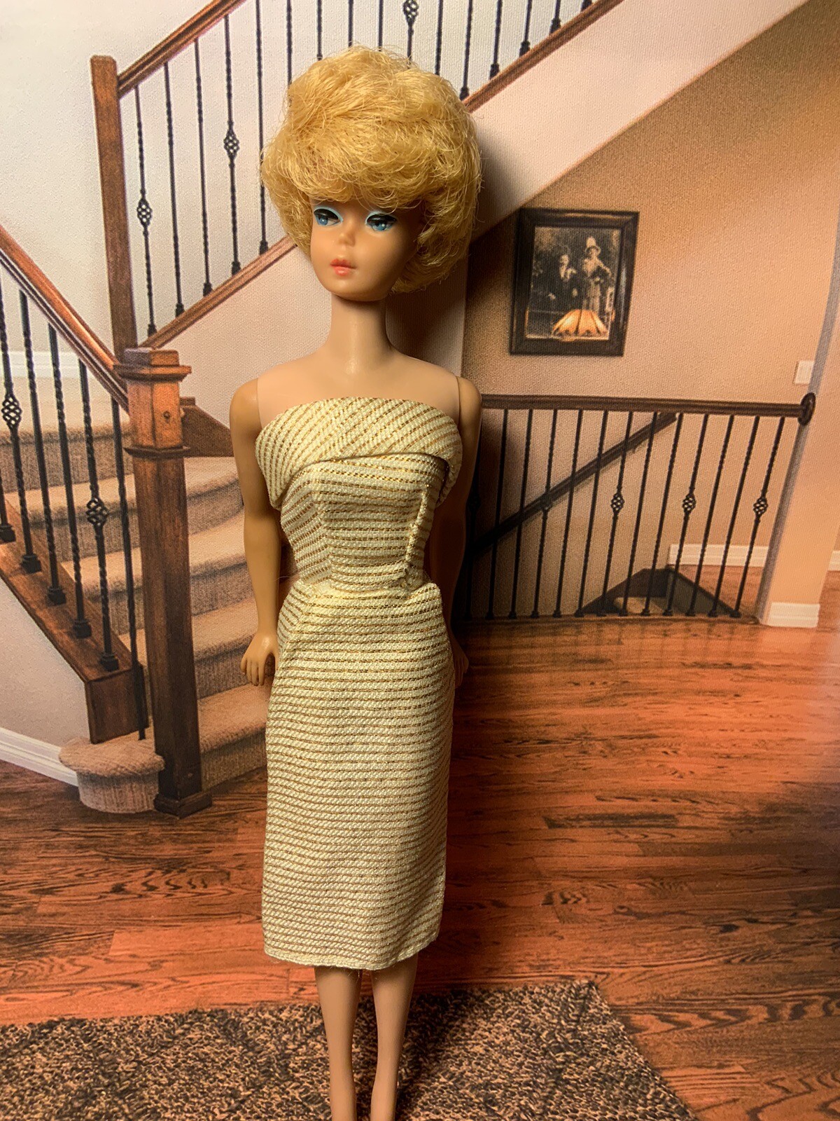 Vintage Barbie Clone Sheath Shawl Premier Gold Progressive Babs Bild ...
