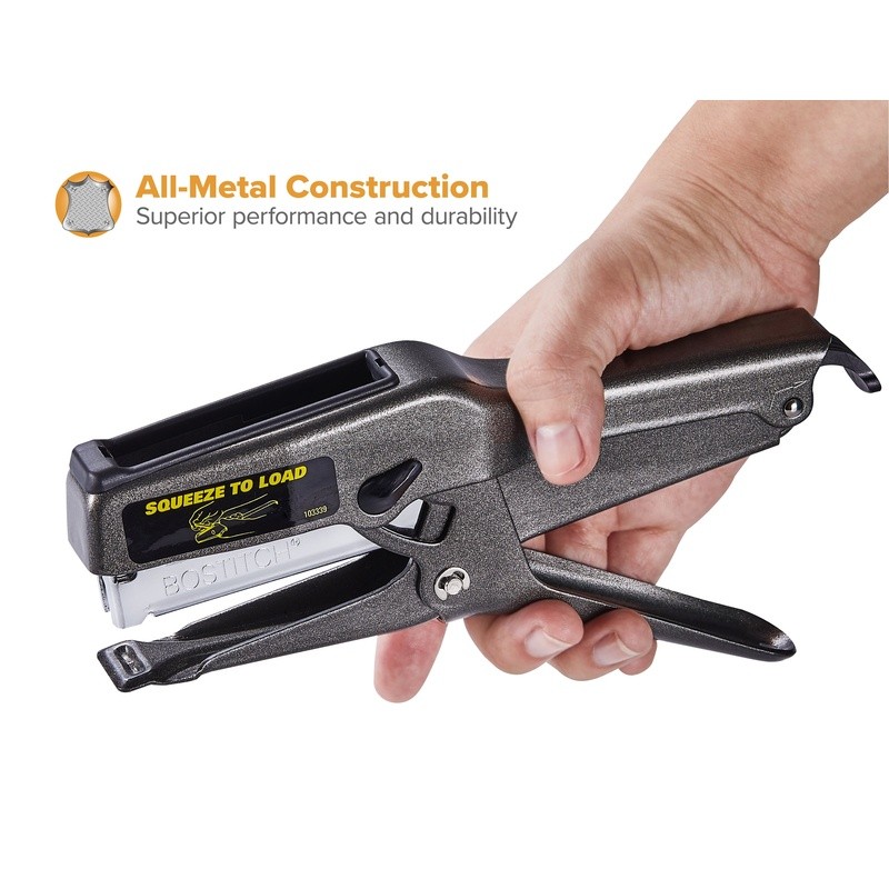 Heavy Duty Plier Stapler No Jam Metal Construction Top Load 45 Sheet ...