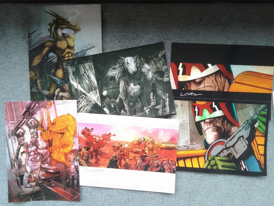 Judge Dredd 2000AD Original Comic Art By Lee Carter | eBay UK