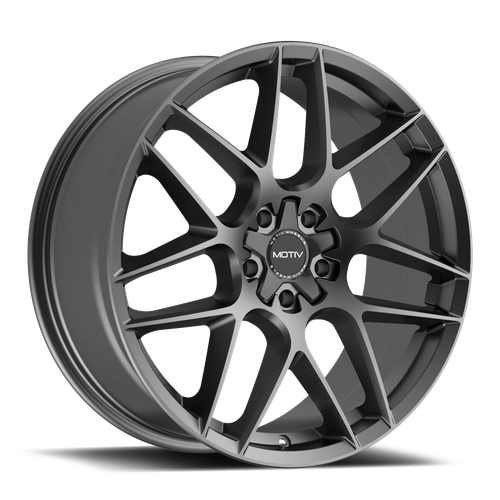 Motiv Wheels 435G Foil 20x8.5 +20 Gloss Graphite 5X115 5X120 (QTY 1 ...
