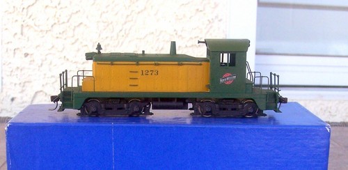 Brass C&NW Railroad EMD SW-1 Powered Locomotive #1273 HO Scale Alco ...