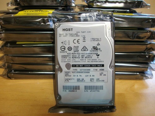H.G.S.T HUC109060CSS600 600GB 2.5" 6G 10K RPM 64MB SAS HARD DRIVE | eBay