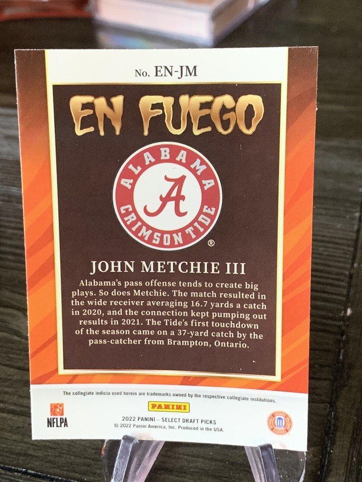 JOHN METCHIE III 2022 Select Draft Picks EN FUEGO RC #EN-JM Texans | eBay