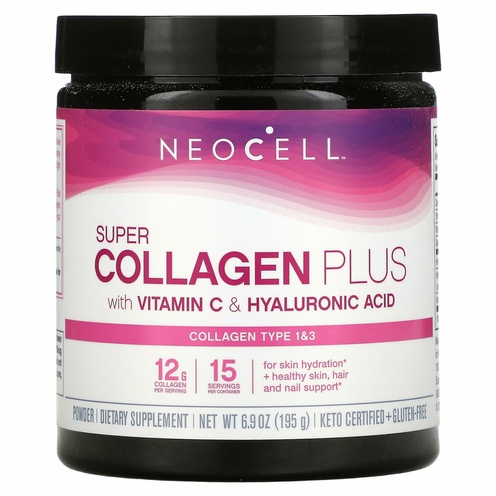 Super Collagen Plus with Vitamin C & Hyaluronic Acid, 195g, Neocell | eBay