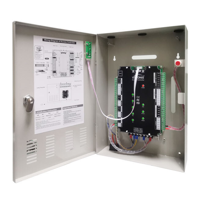 Four Door Access Control with Software Maglock Time Attendance TCP/IP ...