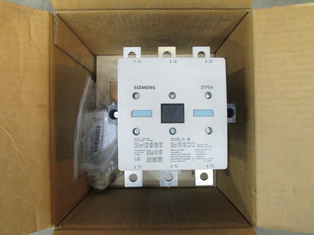 Siemens 3TF54 3 Pole 260Amp 600V 4e-3 Contactor Motor Starter for sale ...