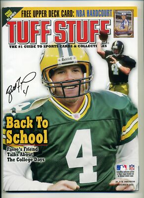 Tuff Stuff November 2005 Magazine Price Guide Brett Favre Cover M319 | eBay