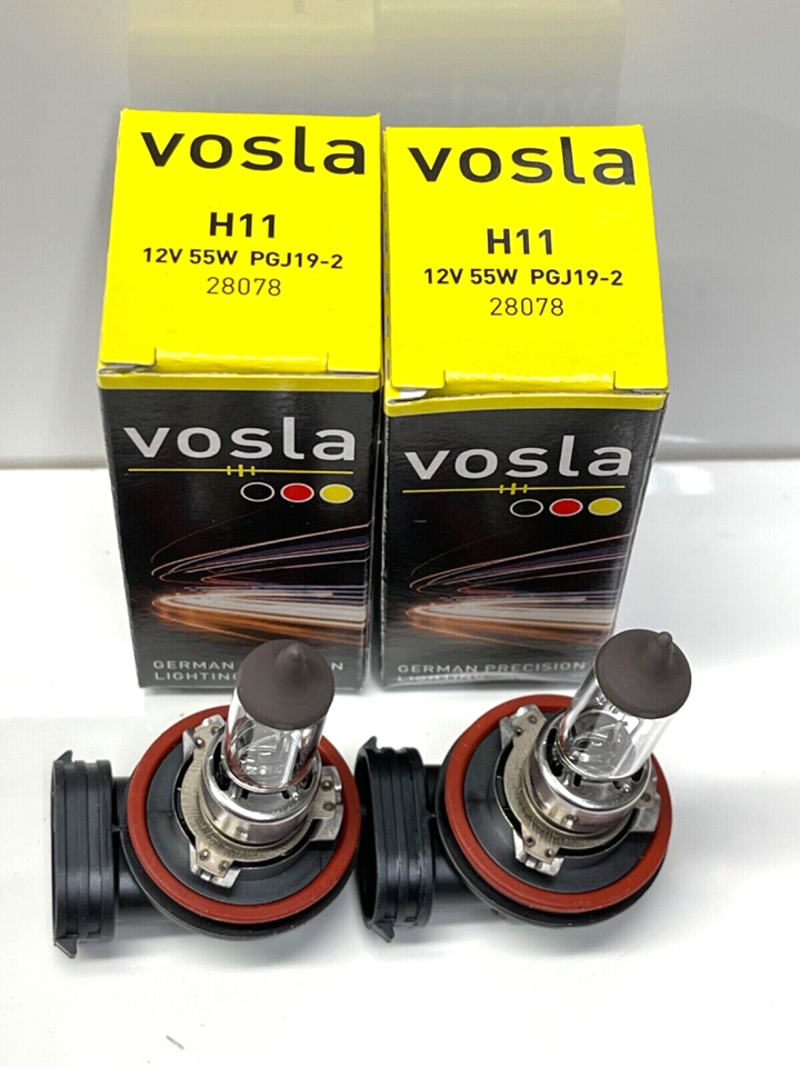 2x- Vosla H11 OEM Bulb Lamps Made In Germany PGJ19-2 | eBay