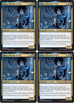 MTG - 4x RONA, DISCIPLE OF GIX - Dominaria (U) | eBay